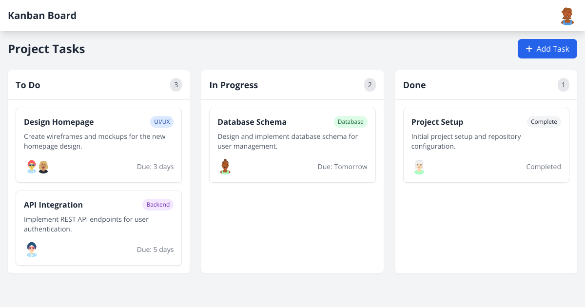 A responsive Kanban board with drag and drop functionality - CodeRocket