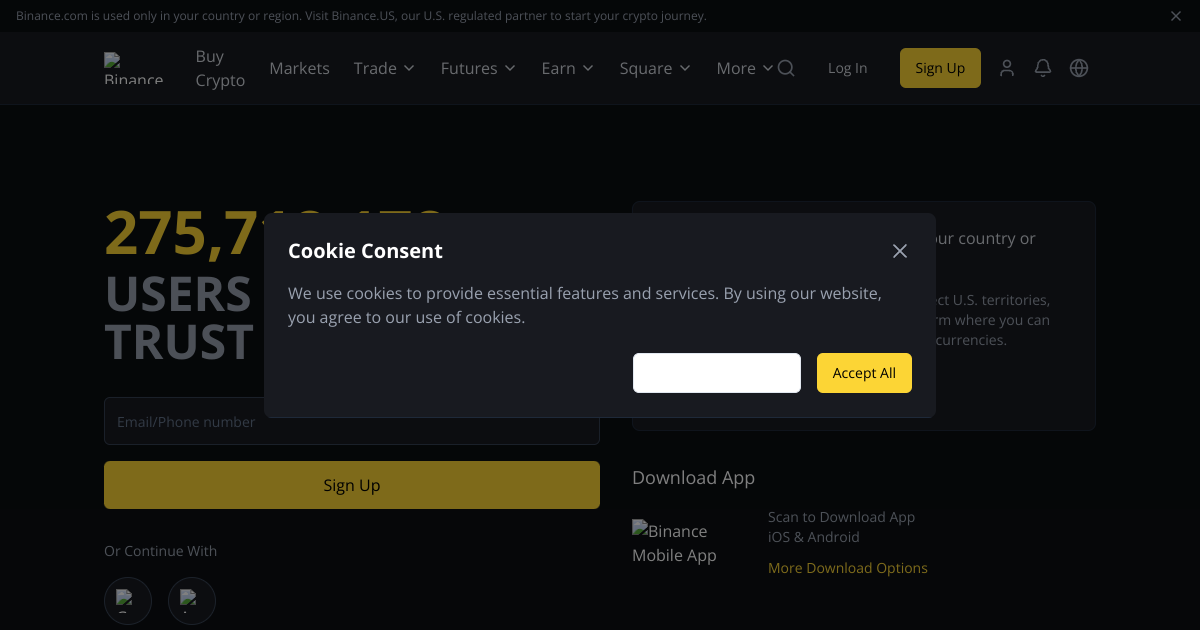 Binance website clone with React and Tailwind CSS - CodeRocket